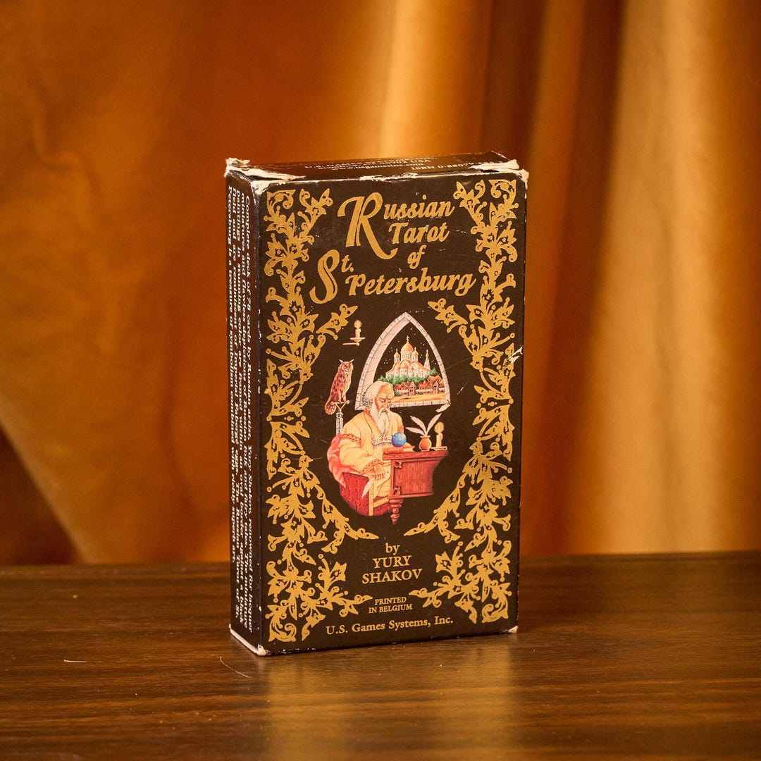 Vintage Russian Tarot of St. Petersburg Deck - Etsy