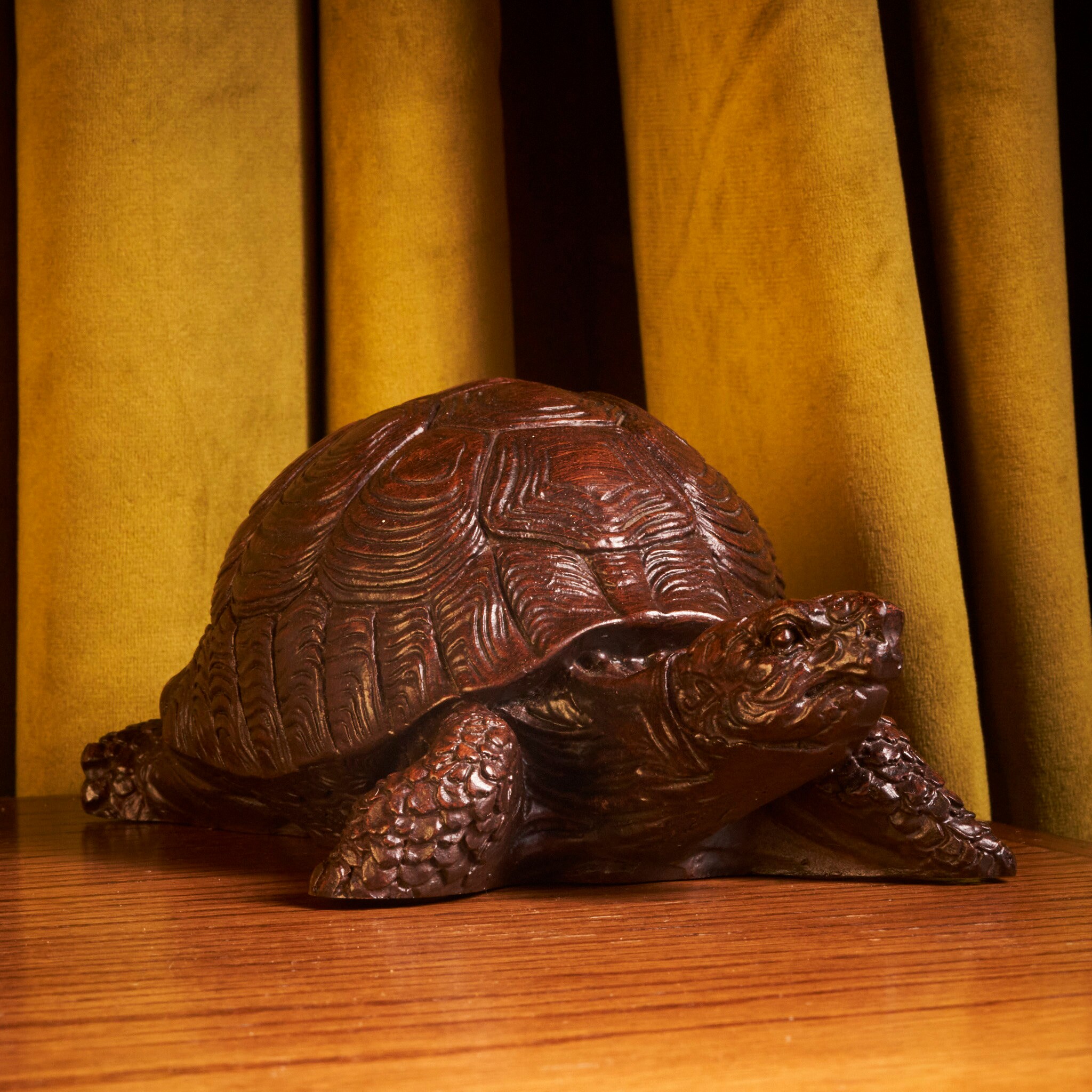 Vintage Red Mill Mfg Co Pecan Resin Turtle Sculpture Figurine - Etsy