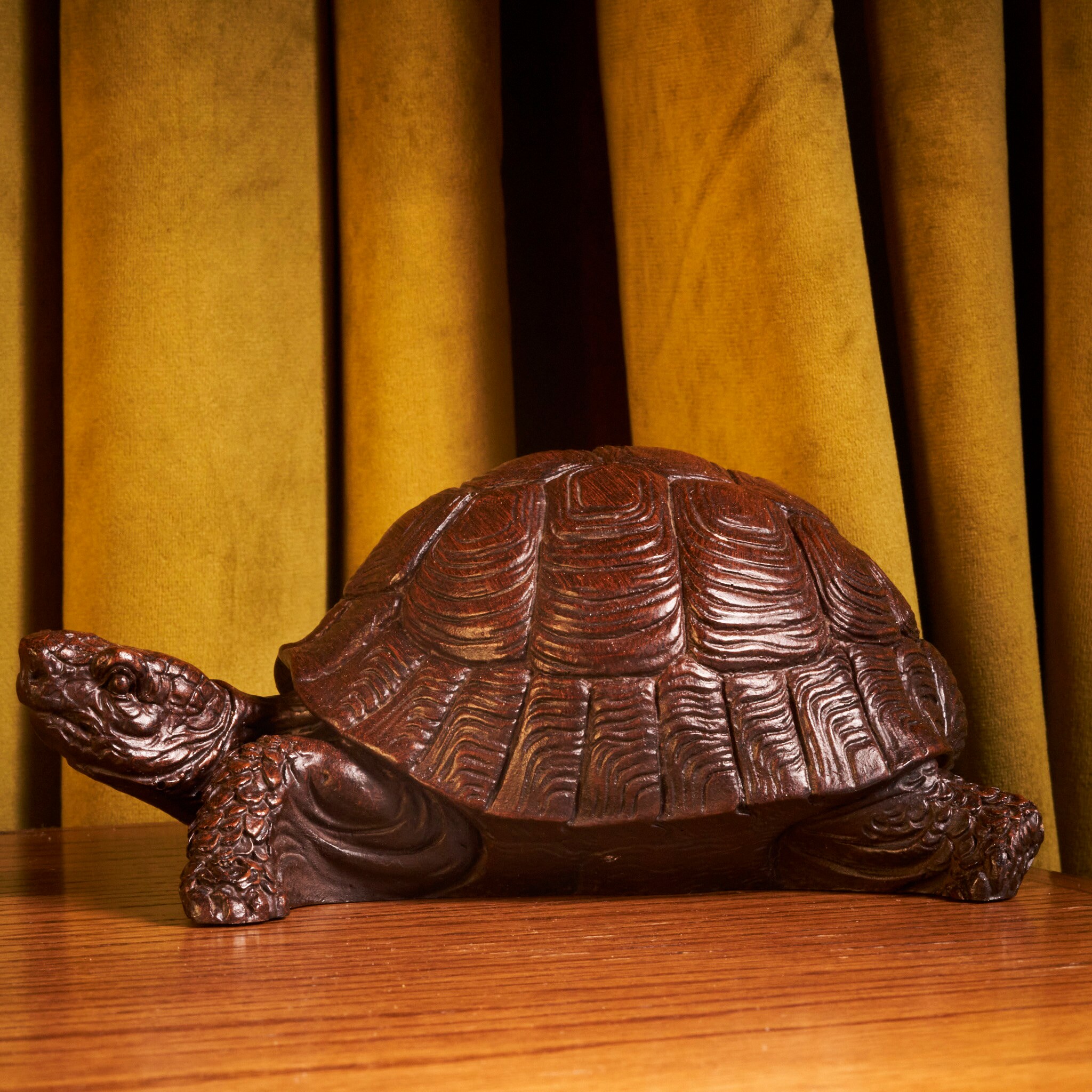 Vintage Red Mill Mfg Co Pecan Resin Turtle Sculpture Figurine - Etsy