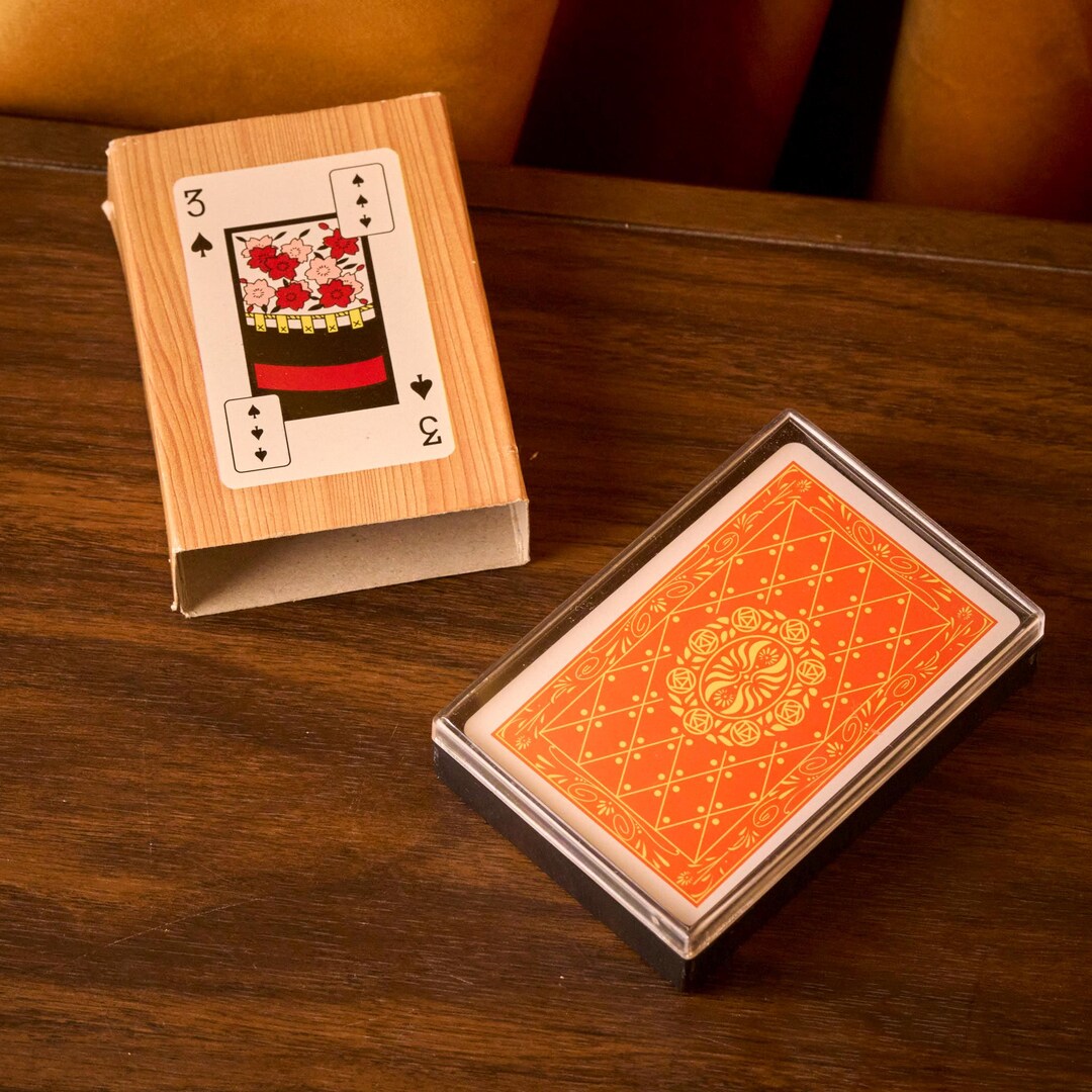 Vintage Deck of Japanese Hanafuda Flower Cards With Original Packaging ...