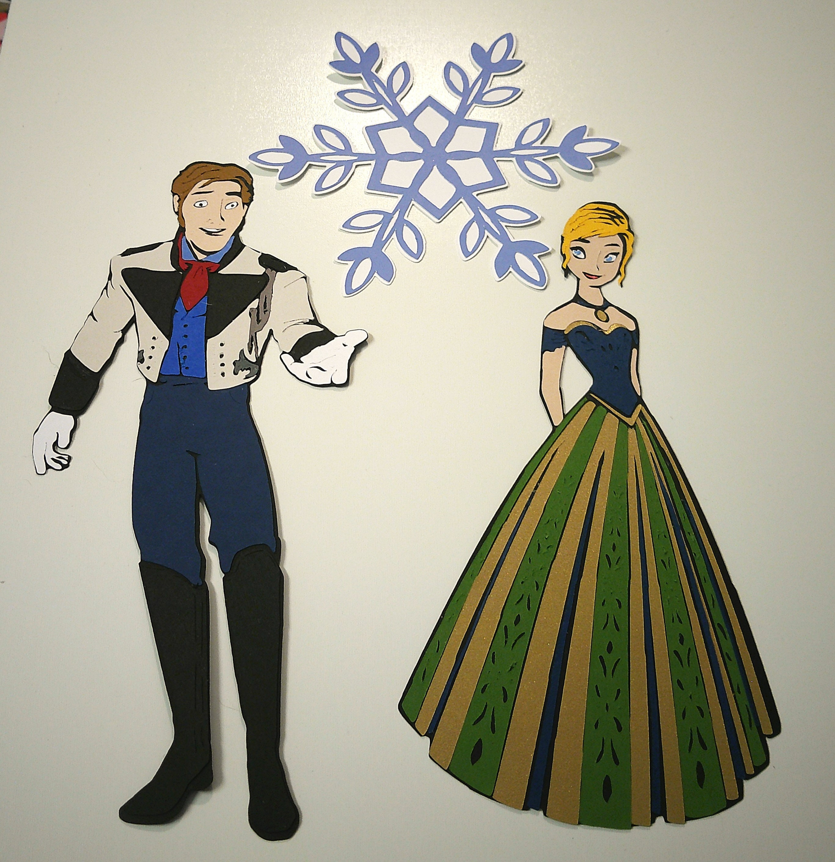 Frozen From Disney, Elsa, Anna and Haas, Cardstock Embellishments Set ...
