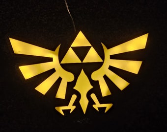 Hylian Shield Legend of Zelda Inspired Shield Wall Art - Etsy