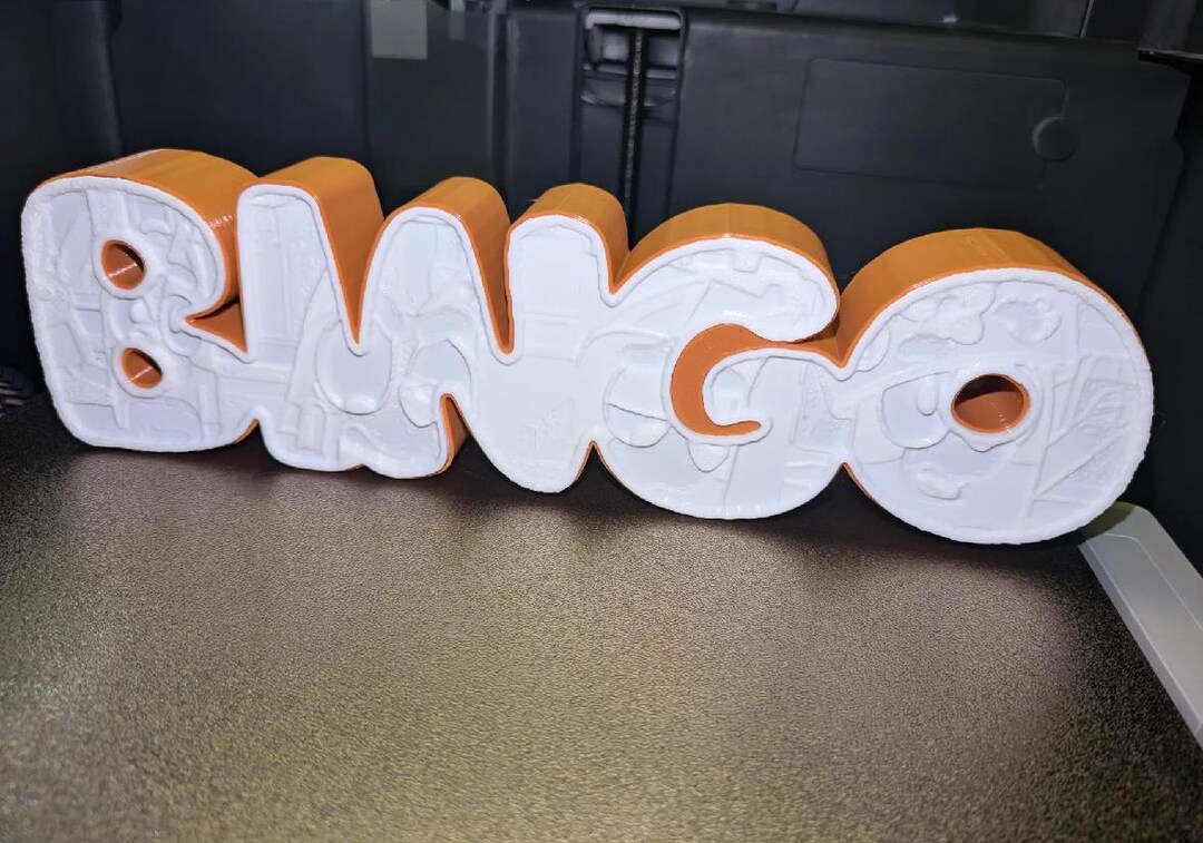 3D Printed Orange Dog Light Box - Etsy