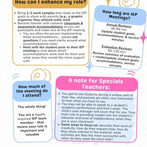 IEP 101: A Guide for General Education Teachers - Etsy