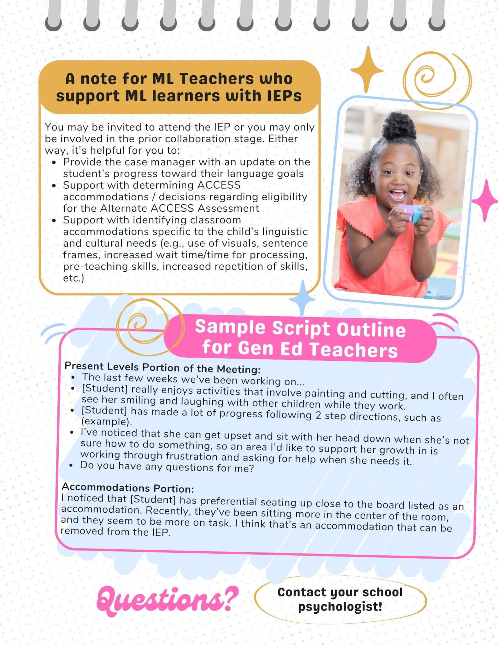 IEP 101: A Guide for General Education Teachers - Etsy
