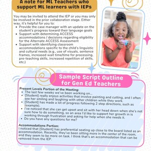 IEP 101: A Guide for General Education Teachers - Etsy