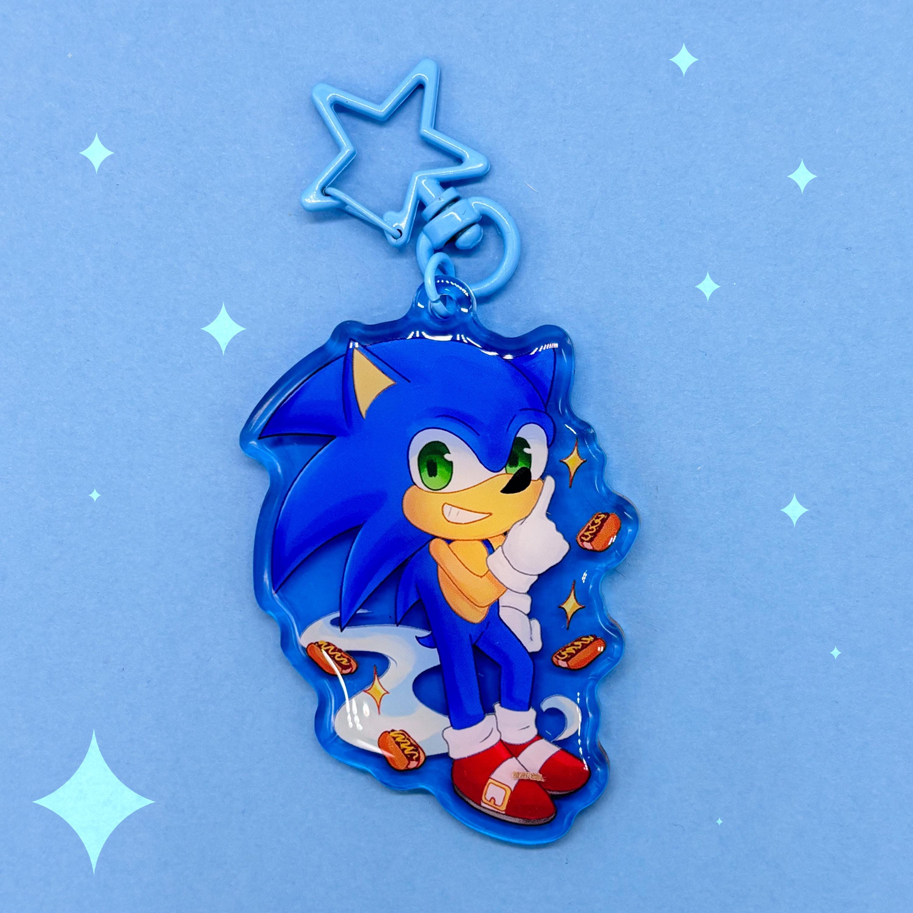 Sonic the Hedgehog Acrylic Keychains Exposy - Etsy