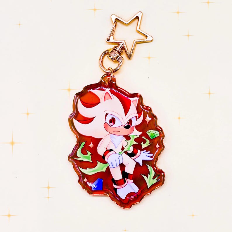 Sonic the Hedgehog Version Super Keychain Holographic Acrylics - Etsy