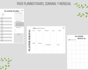 2023 Digital Planner Template Printable Daily, Weekly, Monthly Planner ...