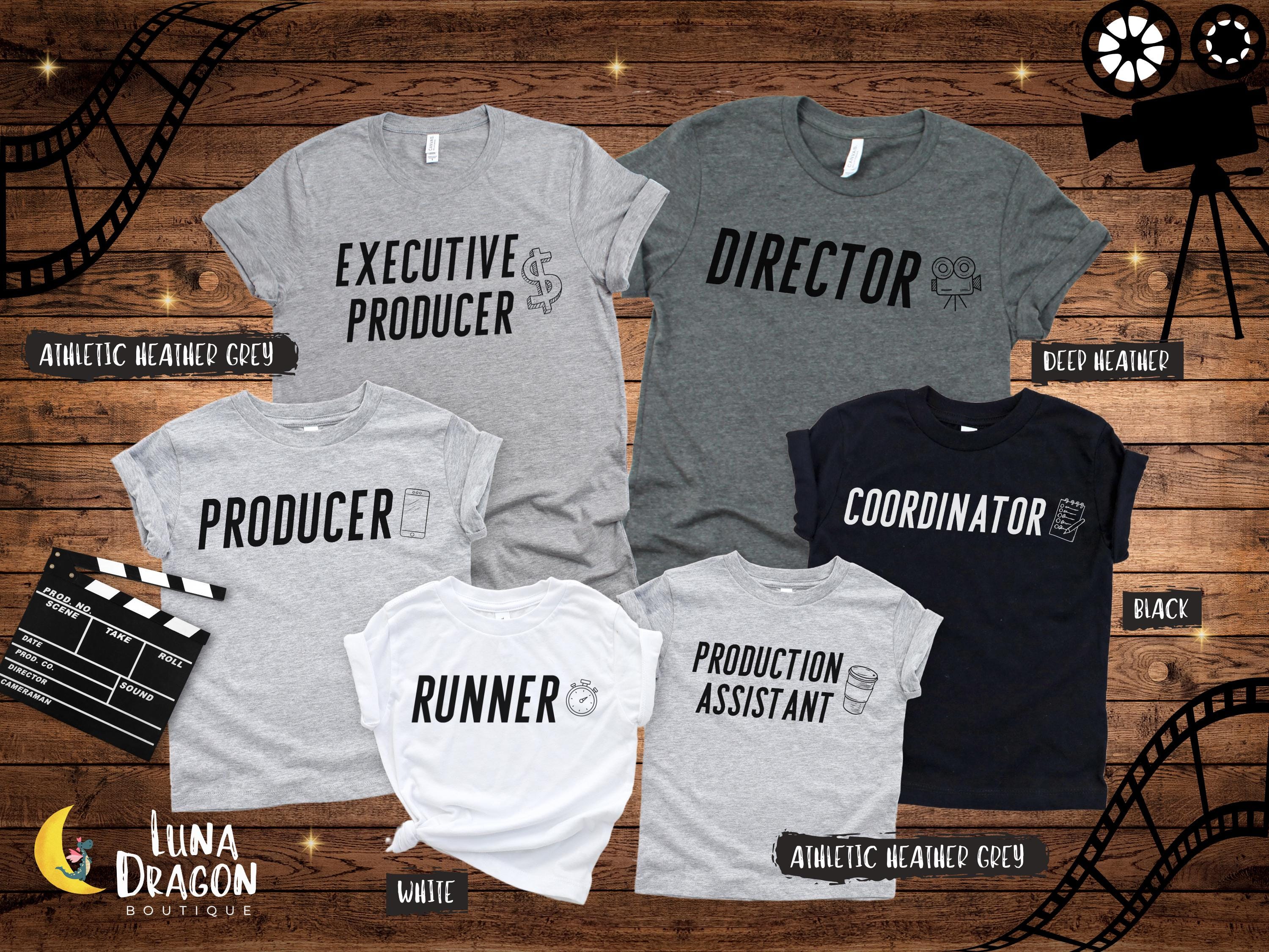 Matching Film Crew T-shirts: Funny Family Production Outfits - Etsy