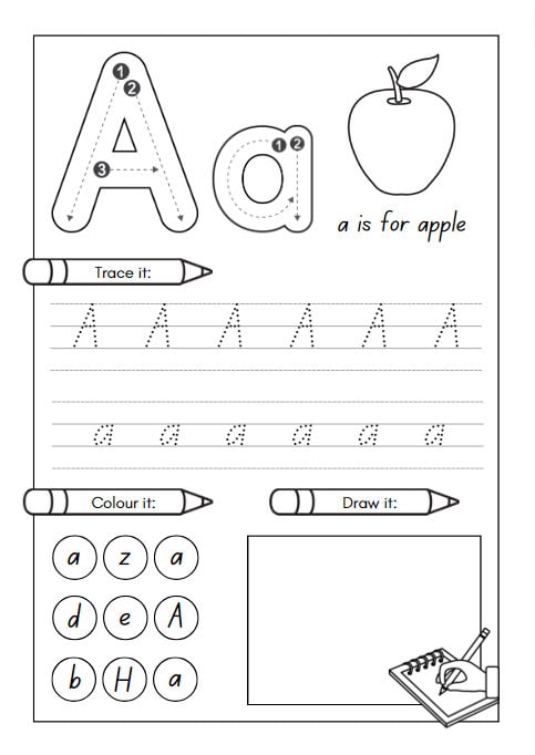 Alphabet Letter Tracing. - Etsy