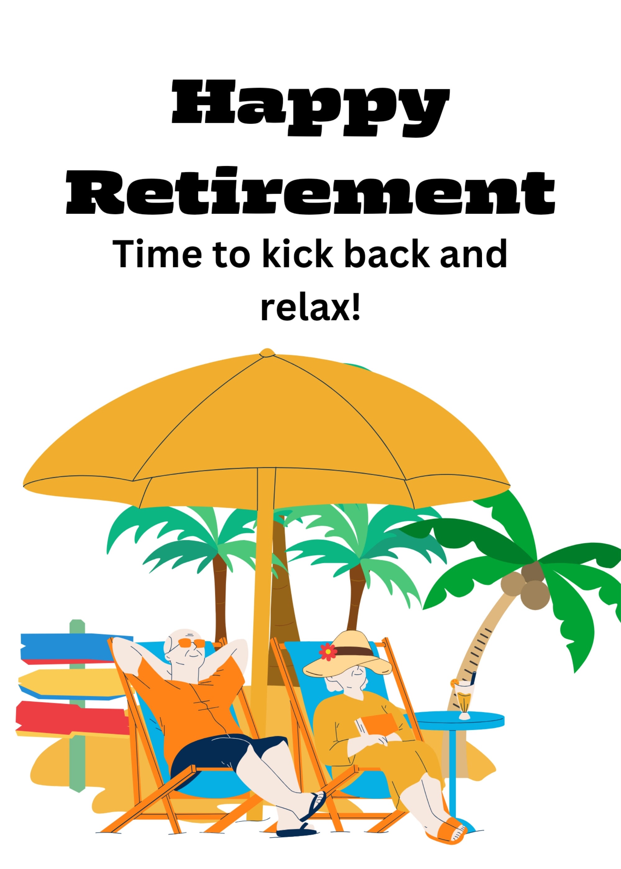 Happy Retirement, Kick Back and Relax - Etsy