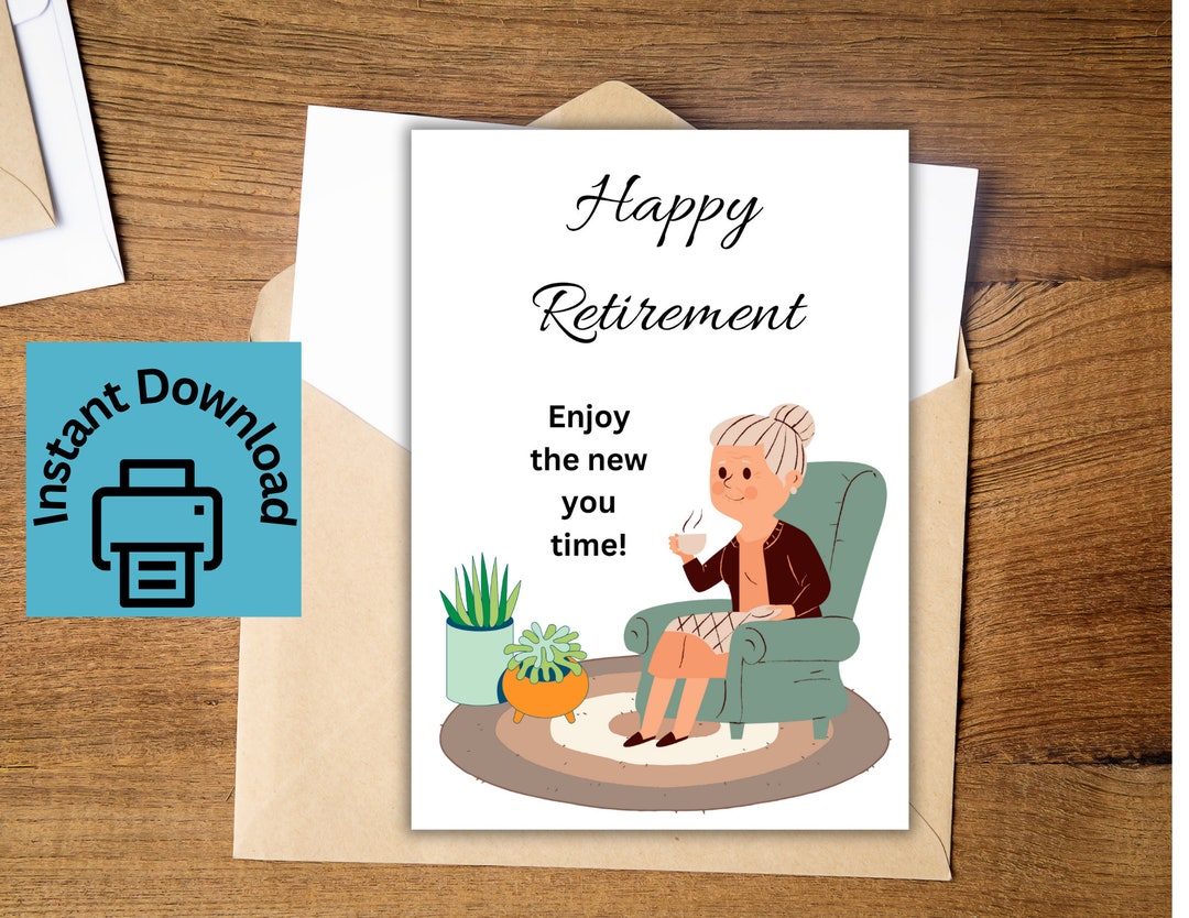 Happy Retirement, Enjoy Your You Time - Etsy