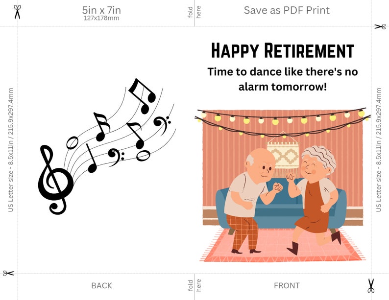 Happy Retirement, Dance Like No Alarm - Etsy