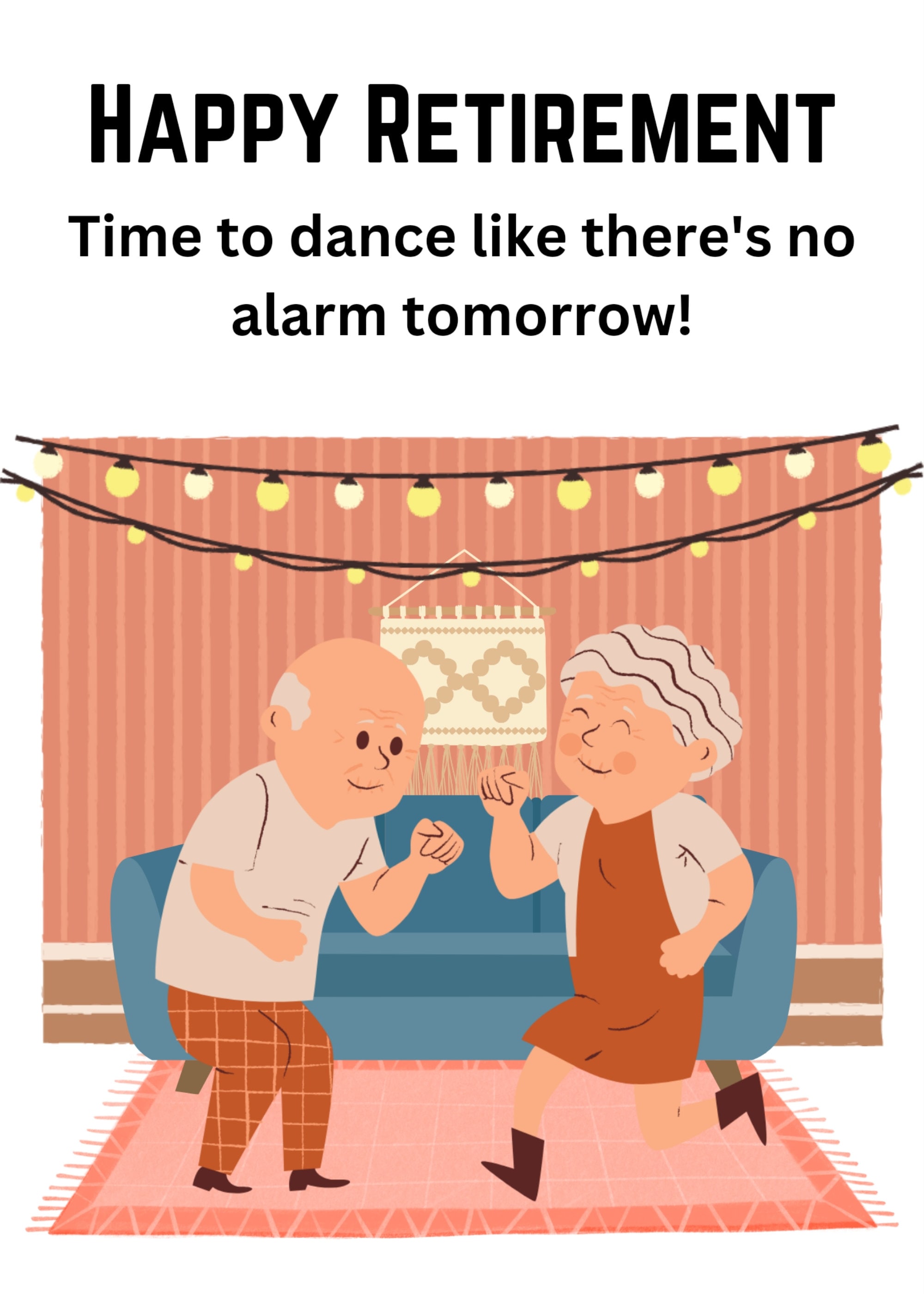 Happy Retirement, Dance Like No Alarm - Etsy