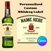 Bacardi Rum Label Canva Template Personalized Custom Digital Download ...
