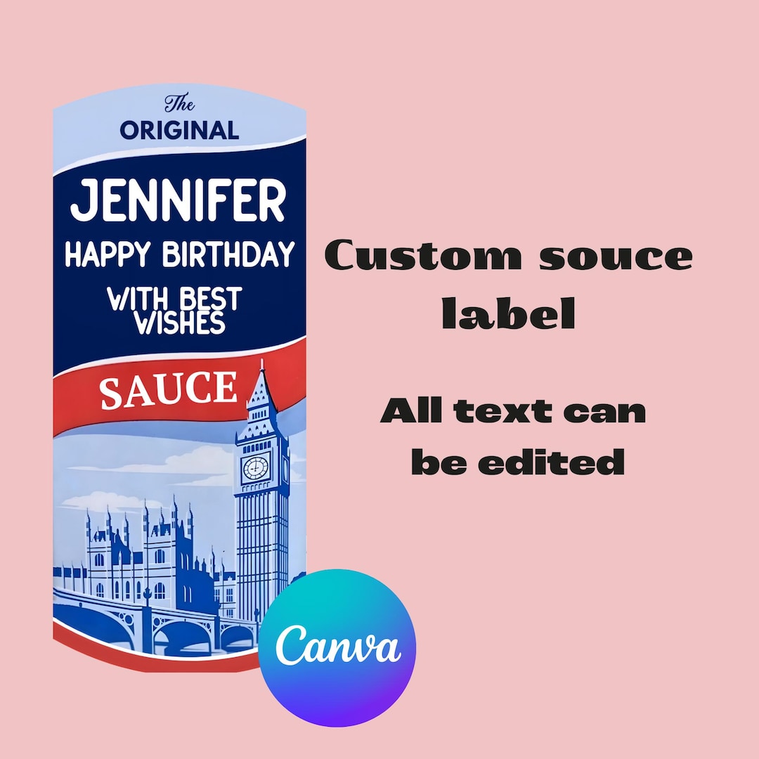 Sauce Label Template. Easy to Customize and Print Pepper Sauce Label ...