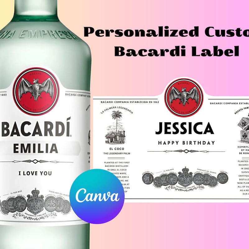Rum Labels Custom - Etsy