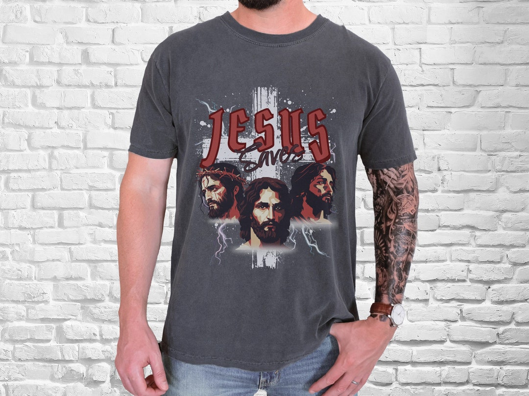 Religious T-shirt, 90s Bootleg Style Christian Rap Tee for Women and ...