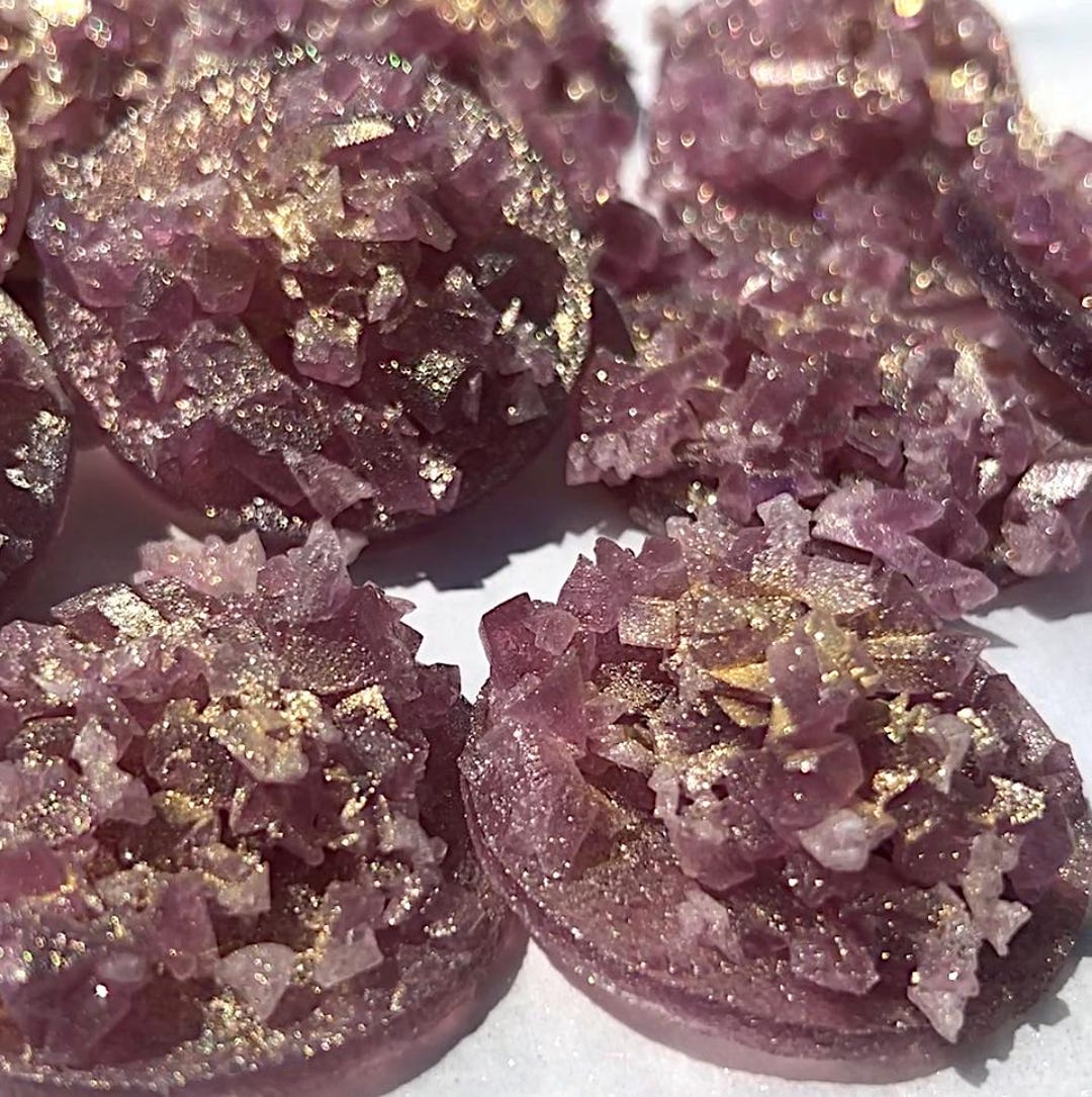 Blueberry Crystal Candy, Gemstone Candy, Kohakutou, Edible Gem, Edible ...