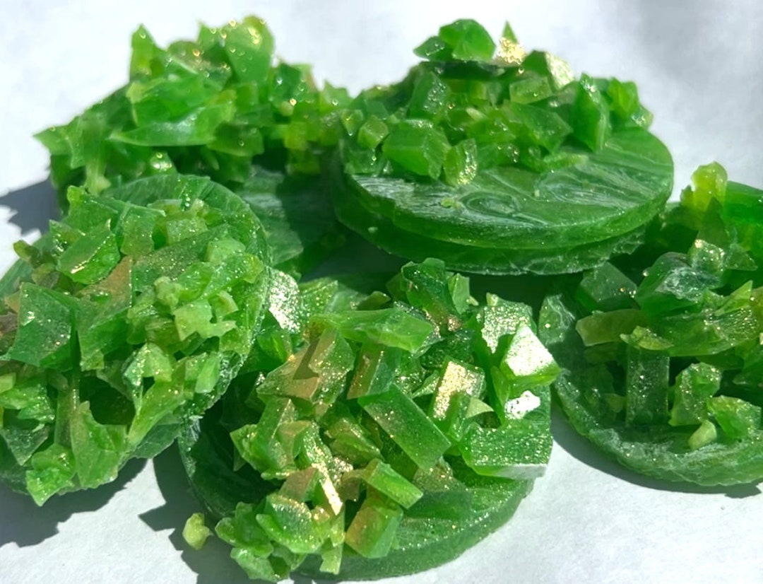 Green Apple Flavorful Crystal Candy, Kohakutou Japanese Agar Crystal ...