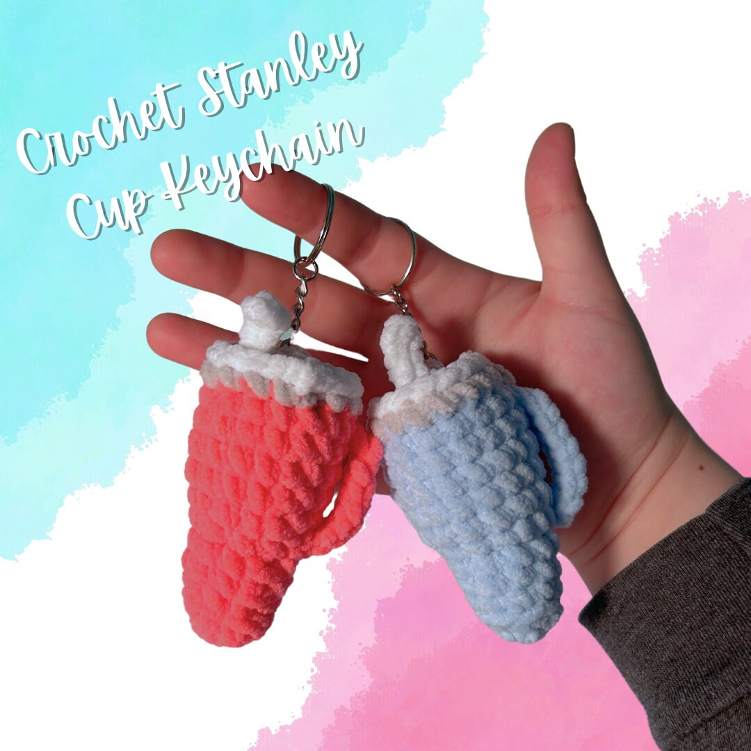 Crochet Stanley Cup Keychain - Etsy