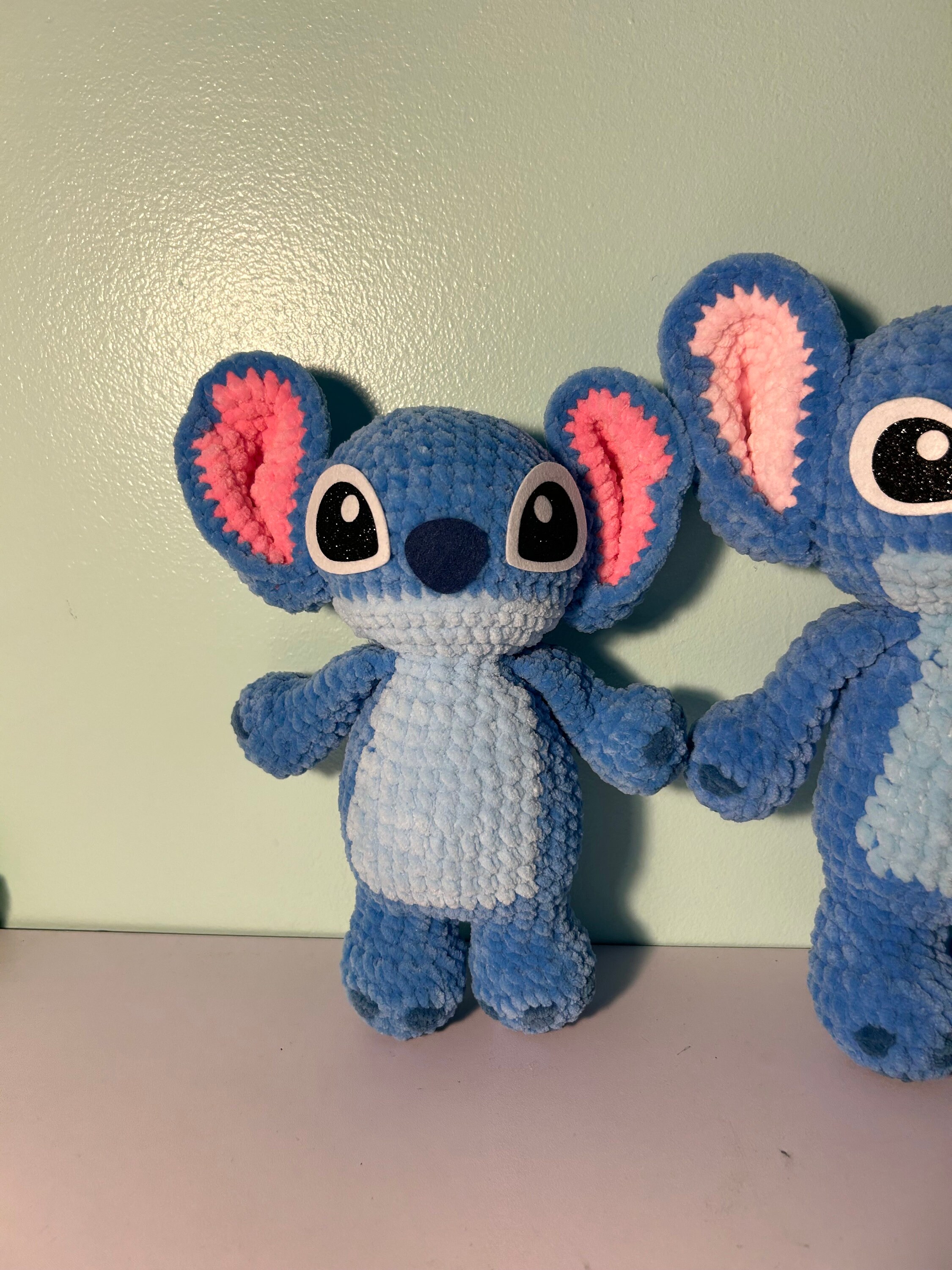 Crochet Stitch blue Alien Plushie - Etsy