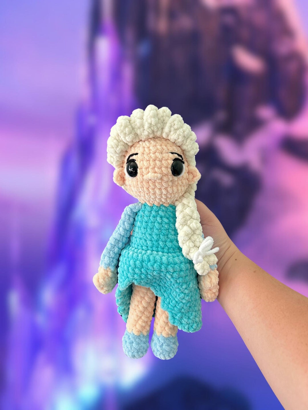 Elsa Crochet Plushie - Etsy