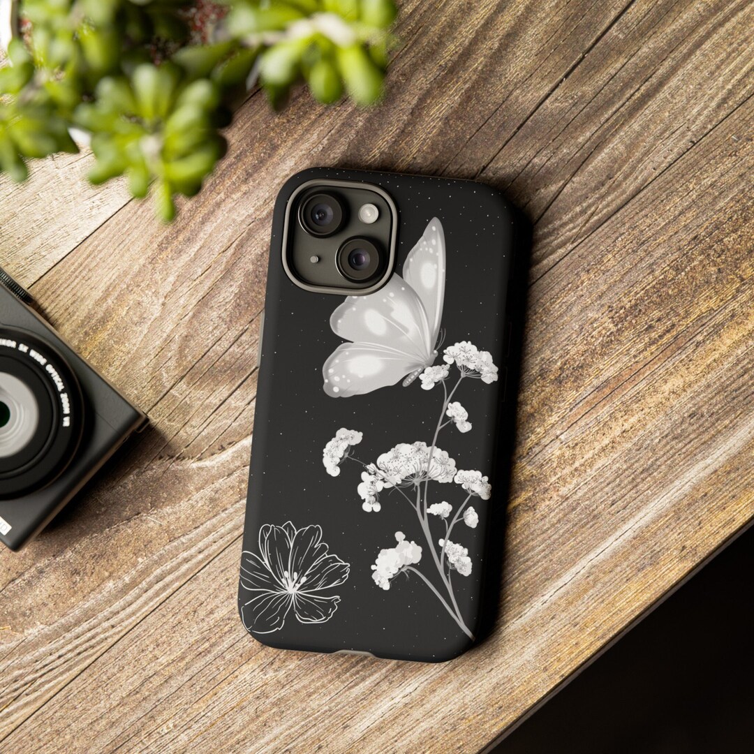 Flowers Phone Case Gift, Phone Cover Floral, Flowers Phone Case Friend ...