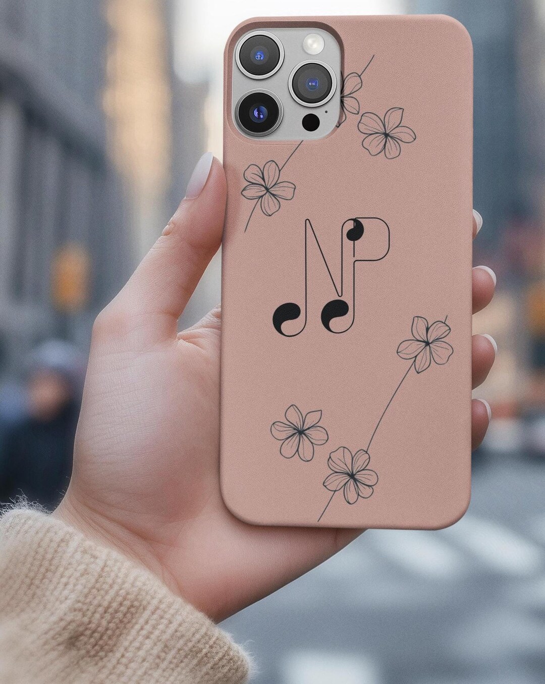 Monogram Phone Case Initials iPhone Case Custom iPhone Case for iPhone ...