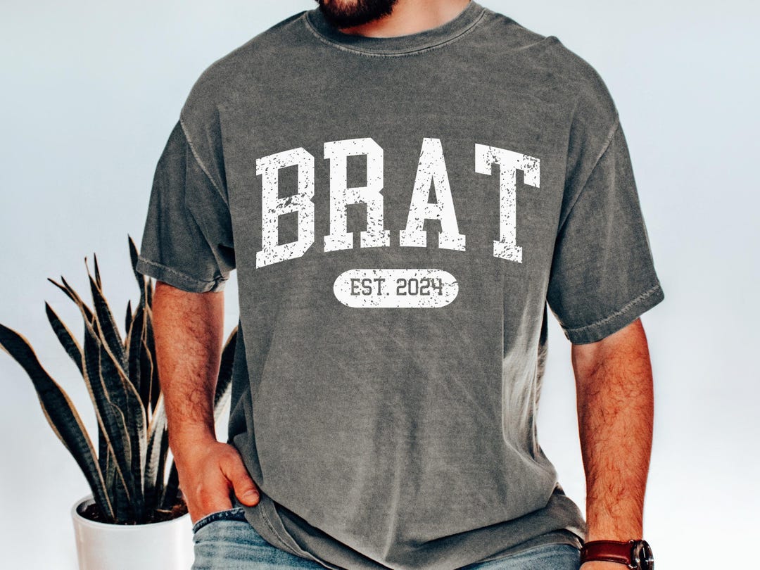 Brat Shirt, Vintage Brat Style Tee, Party Girl Aesthetic Tee,brat ...