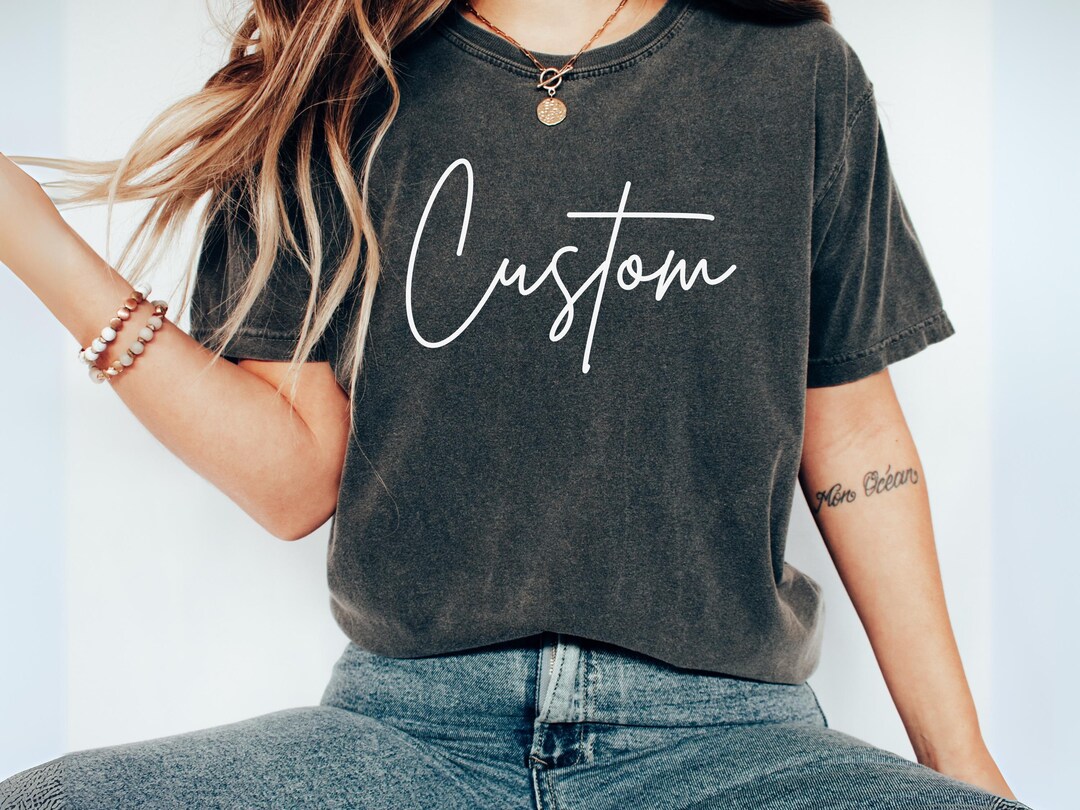 Custom Shirt, Custom Logo T-shirt, Custom Family Shirts, Custom Made ...