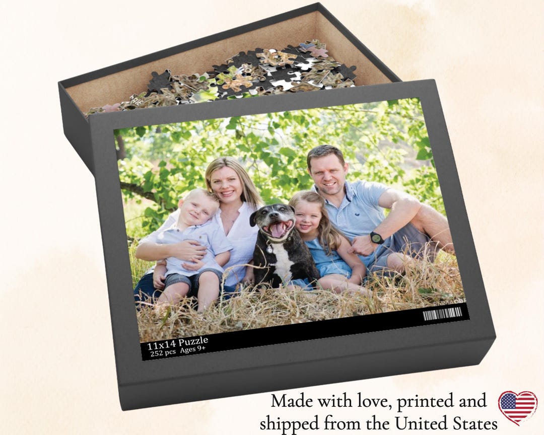 Custom Photo Puzzle for Dad, Puzzle From Photo, Custom Photo Puzzle for ...
