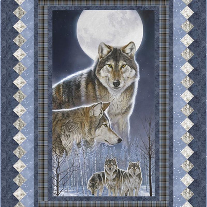 Wolf Quilt - Etsy