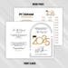 2025 Graduation Program Template, Editable 2025 Ceremony Card, Class of ...