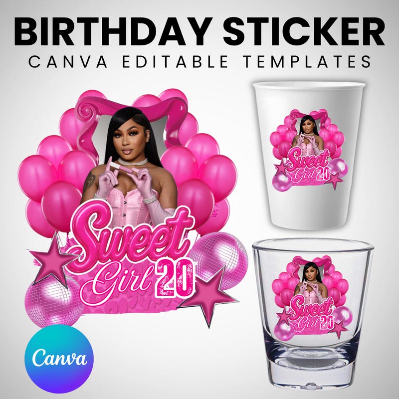 Pink Shot Cup Design - Etsy