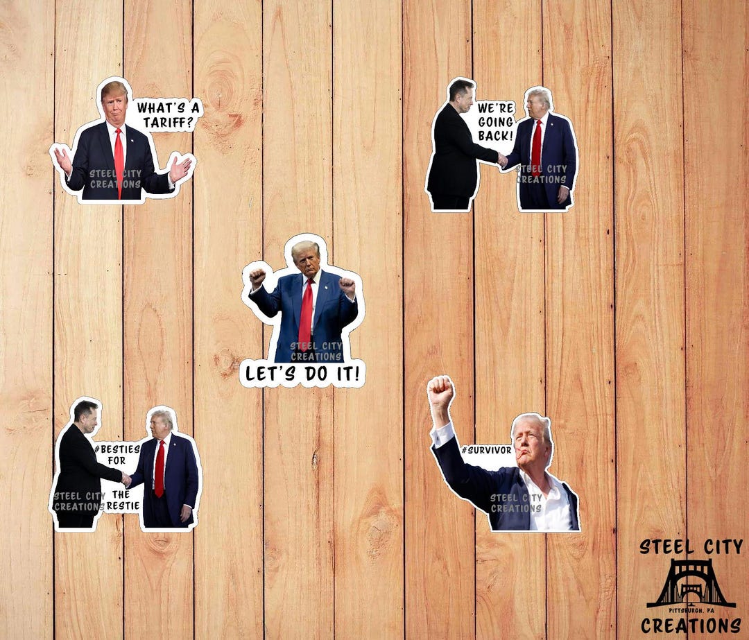 Donald Trump Vinyl Decal Political I Did That Meme Stickers, Laptop ...