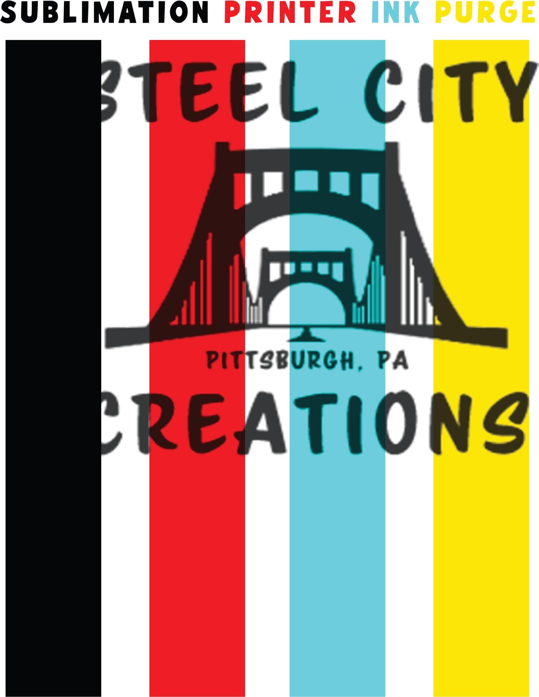 Sublimation Printer Color CMYK Ink Purge File - 300dpi for Epson ...