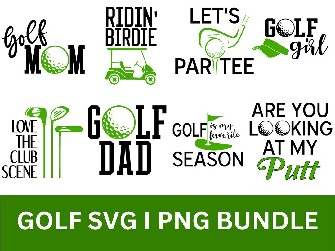 Golf SVG Bundle: Complete Set for Stylish DIY Crafting - Perfect Golf ...