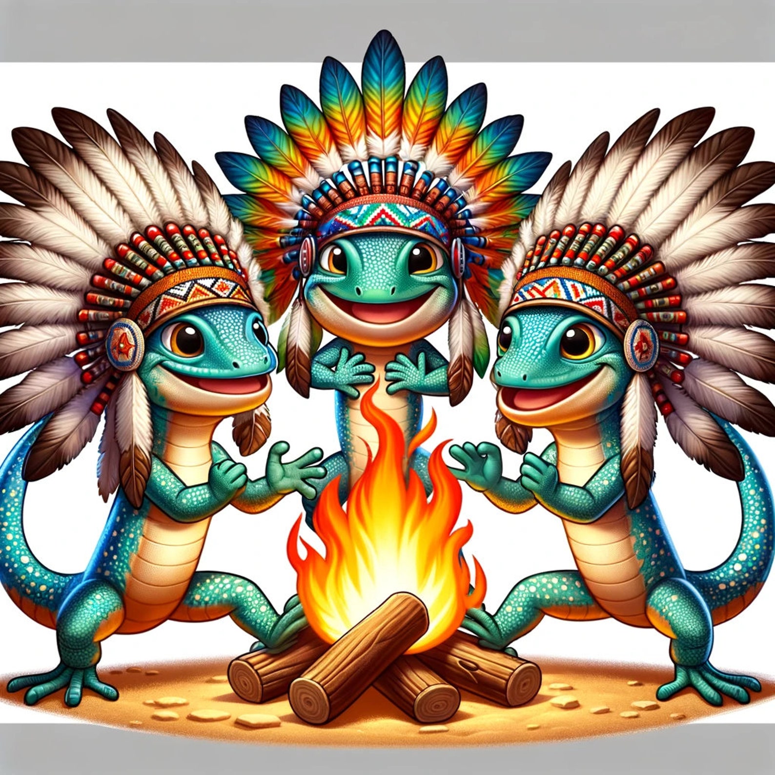 Native American Lizards - Etsy