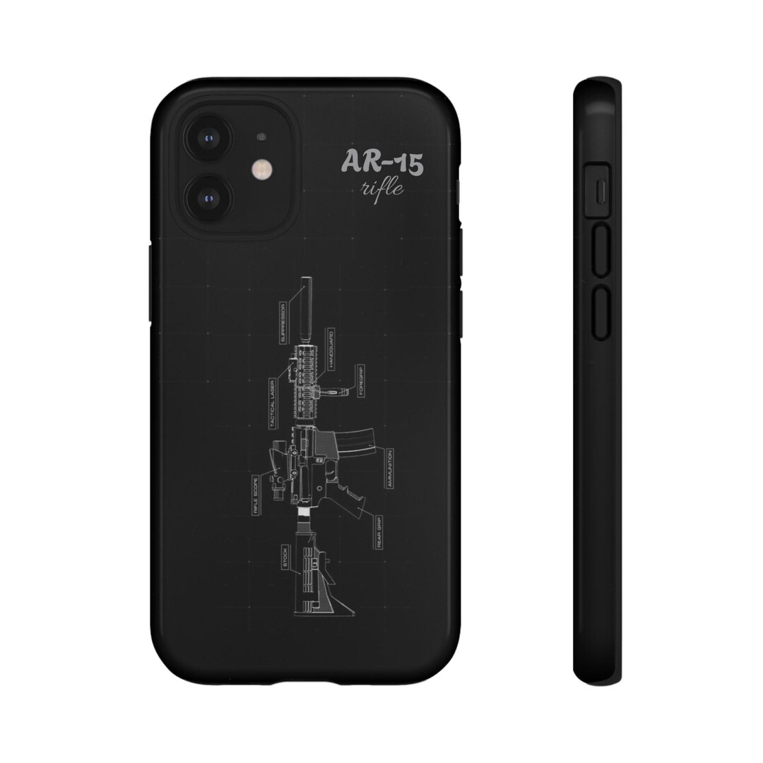 Phone Case, AR-15 Rifle Design, Official Lofy Designs, Gun Enthusiast ...