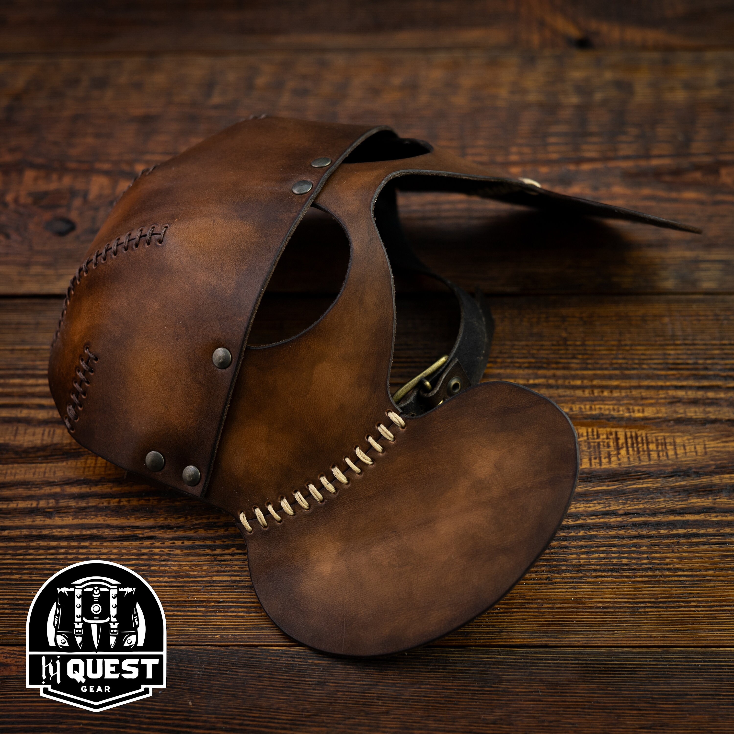 Leather Larp Mask, Medieval Fantasy Mask for Larping and Cosplay ...