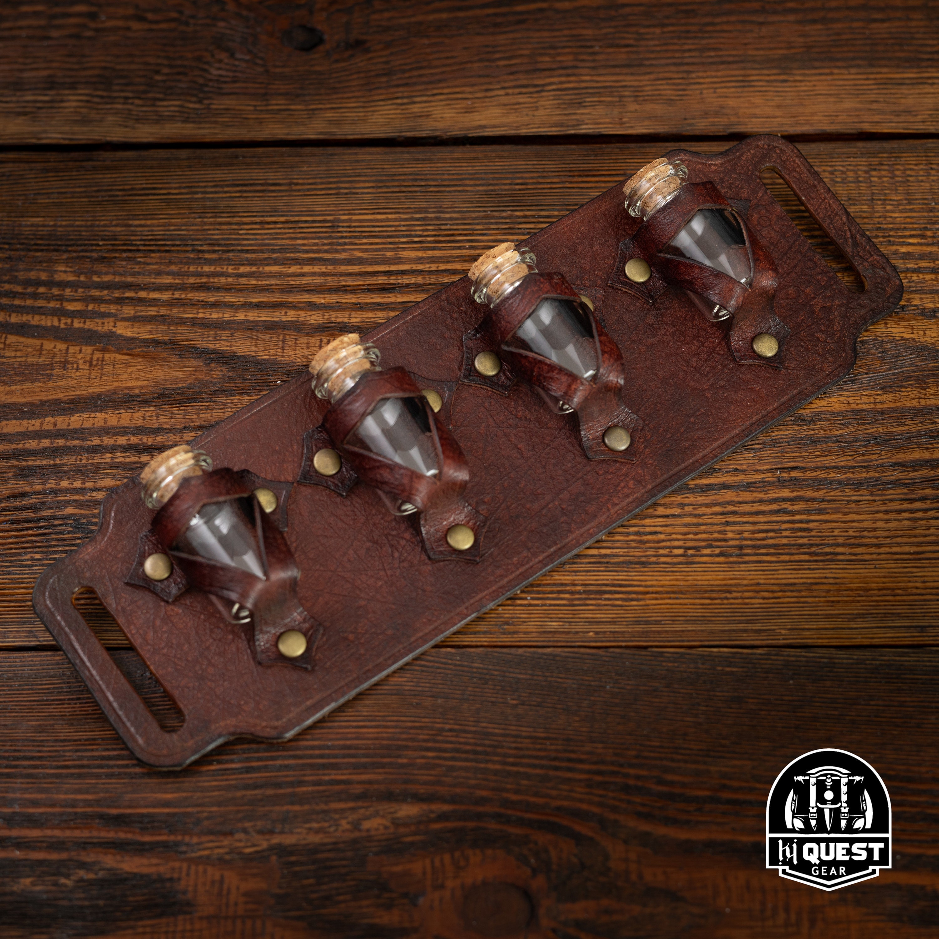 Leather Potion Holder, Alchemists Belt, Healers, Adventurers ,steampunk ...