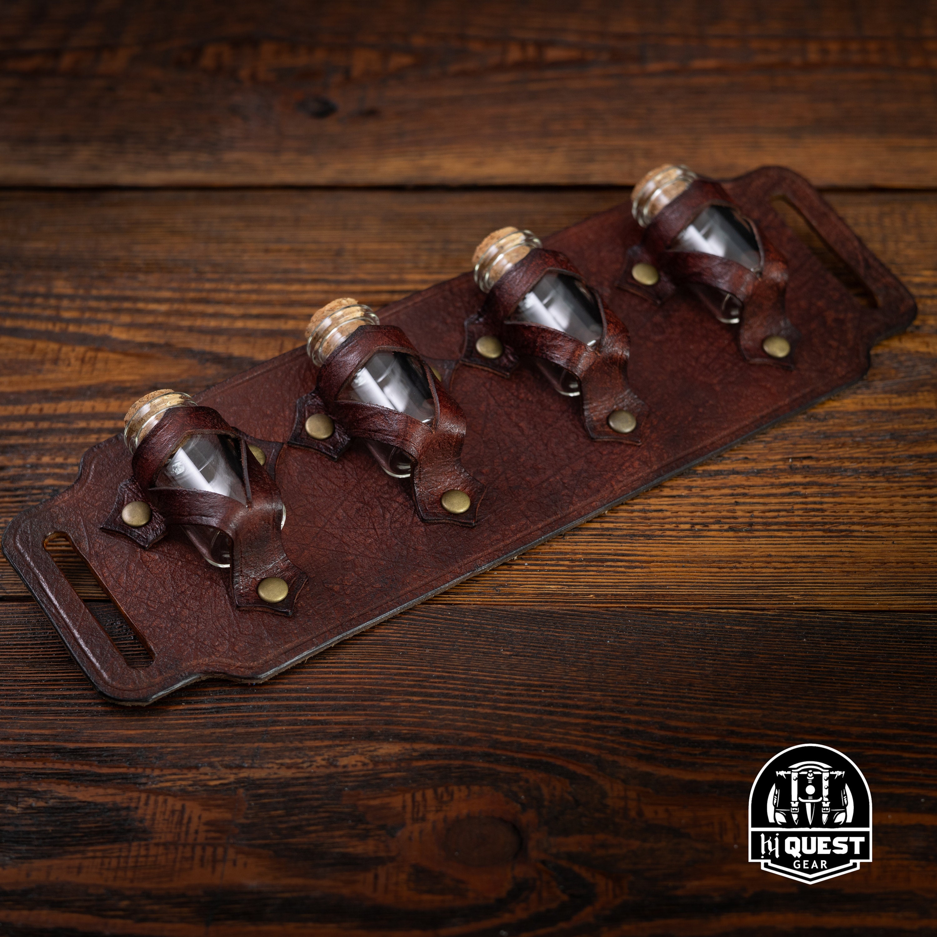 Leather Potion Holder, Alchemists Belt, Healers, Adventurers ,steampunk ...