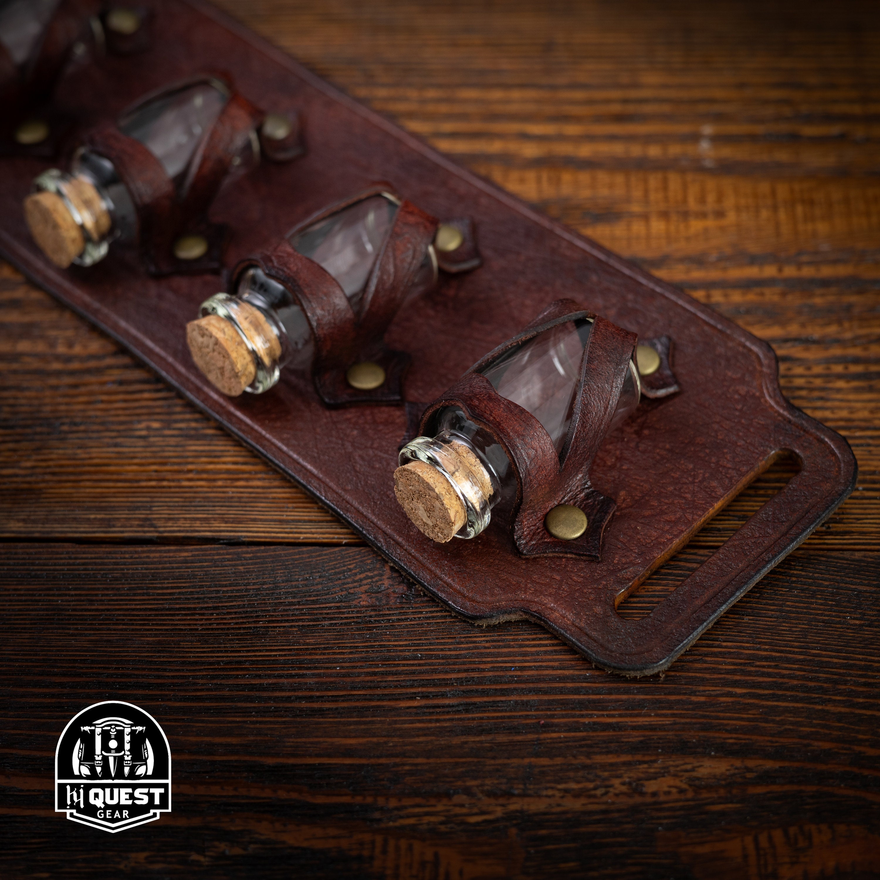 Leather Potion Holder, Alchemists Belt, Healers, Adventurers ,steampunk ...