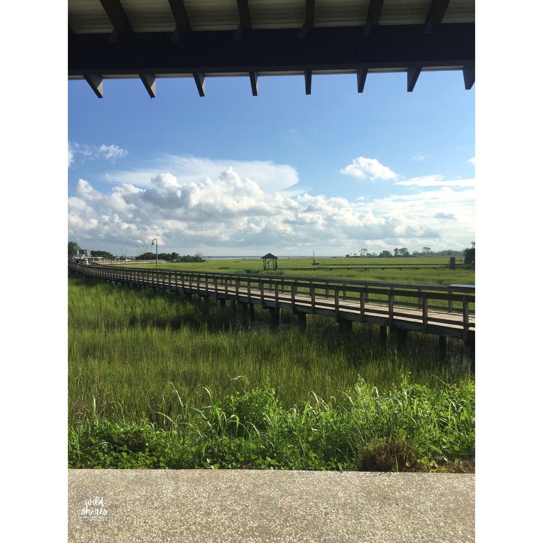 Boardwalk at Shem Creek Park - Charleston Digital Photo Download - Etsy