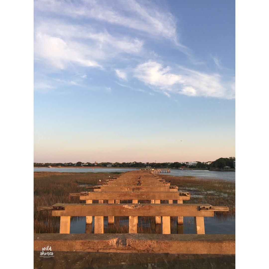 Pitt Street Bridge in Mount Pleasant SC - Charleston Digital Photo ...