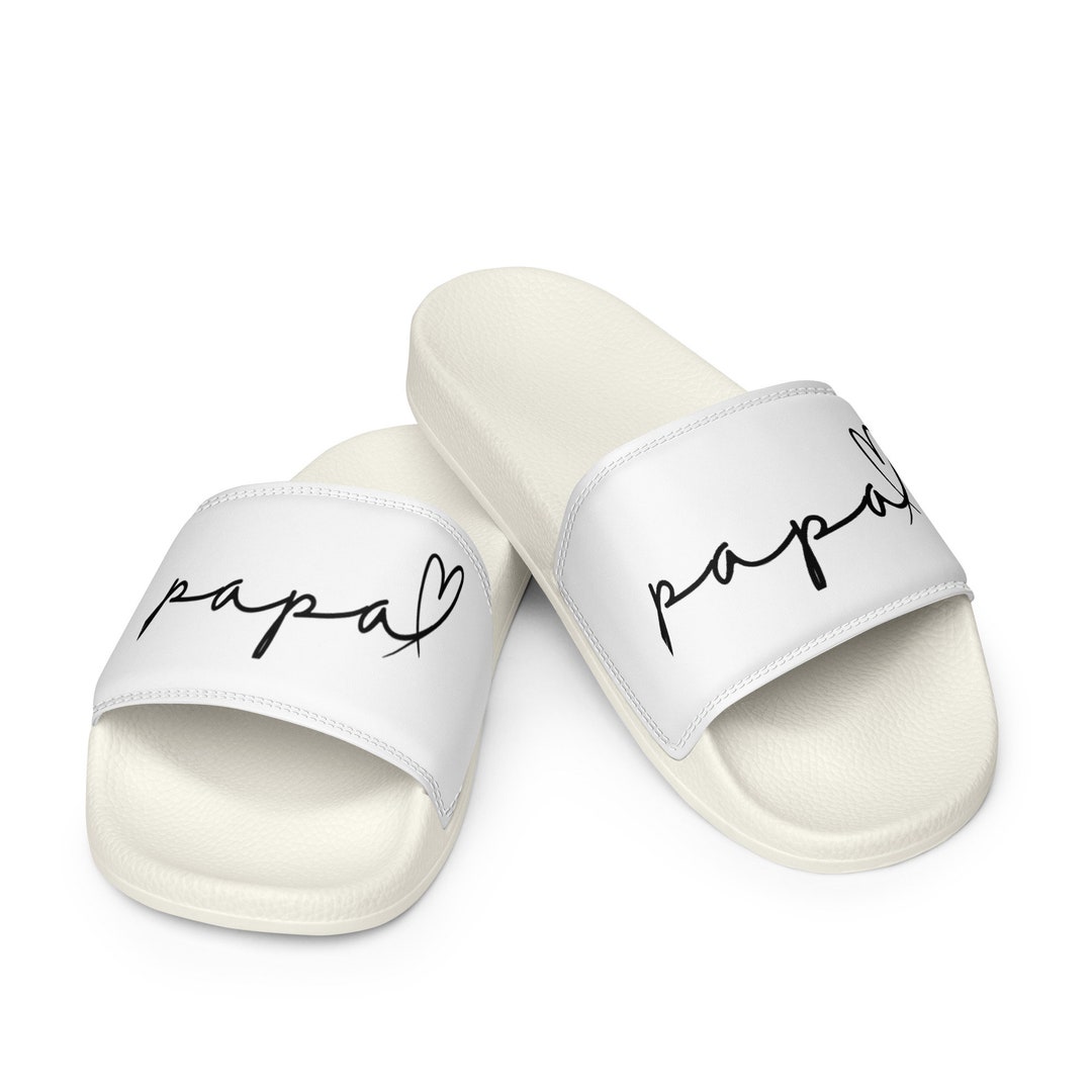 Papa Mens Slides Sleek Design for Men, Great Gift for Fathers Day or ...
