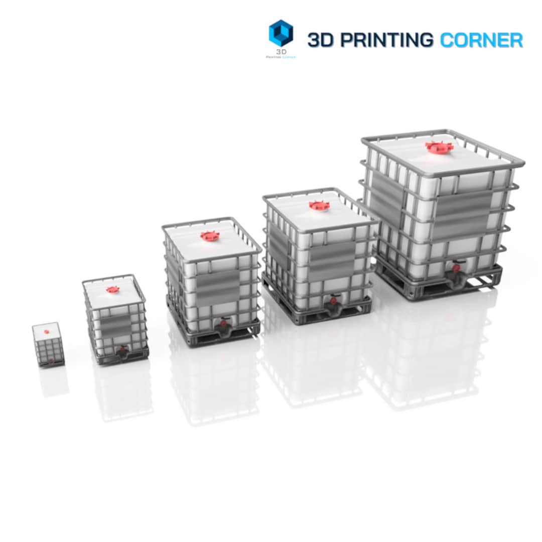 Ibc Tank Container 1/32, 1/43, 1/50, 1/76, 1/148 Scale O, Oo, N Gauge ...