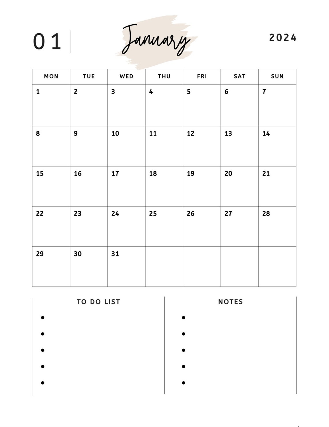 2024 Simple Ultimate Digital Planner - Etsy